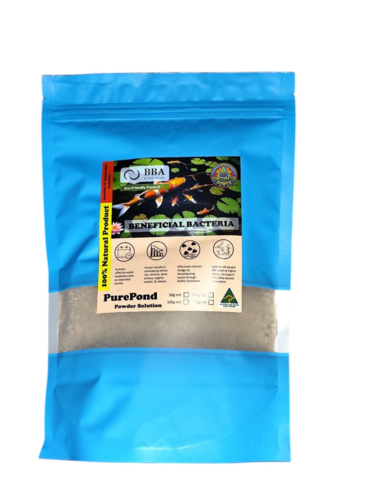 PurePond Beneficial Bacteria- Powder Solution – BBA Biosolution